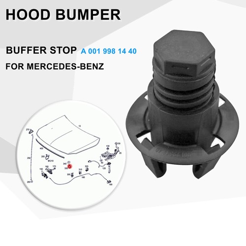 For Mercedes-Benz CLA250 Hood Rubber Bumper Cushion Buffer Stop A-001 ...