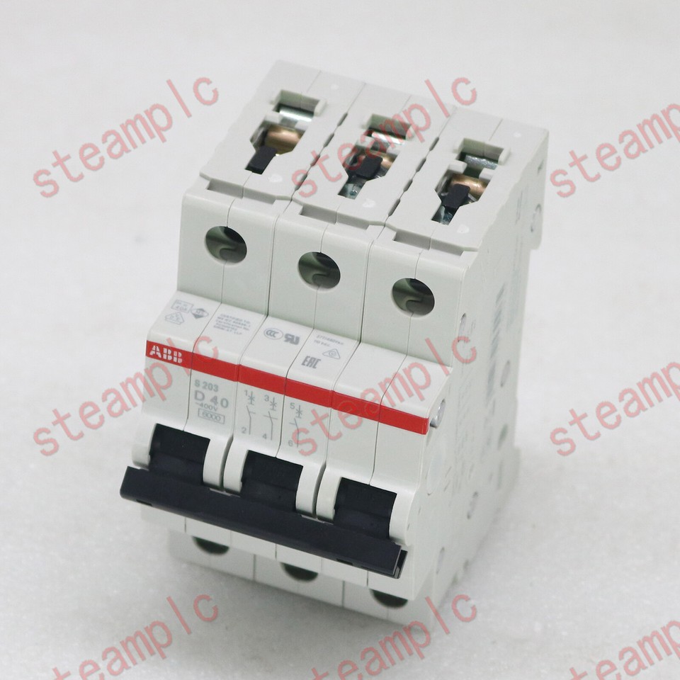 one new ABB S203-D40 circuit breake S203-D40 2CDS253001R0401 S200-3P-40 A-D | eBay UK