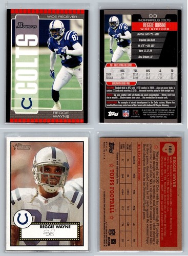 Reggie Wayne Lot of 24 Cards Indianapolis Colts | eBay
