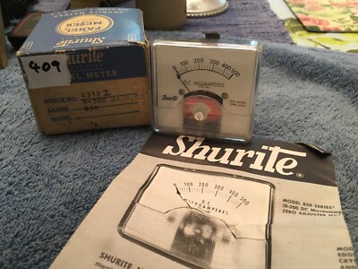 Panel Meters - Vintage Shurite