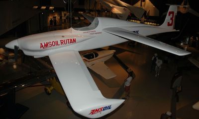 Rutan 68 Amsoil Racer Private Airplane Wood Model Replica Big Free ...