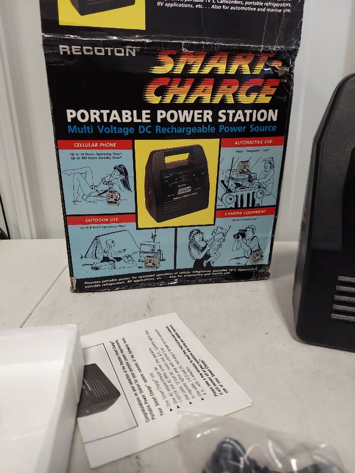 Recoton CA-180 Smart Charge Portable Power Station #1055 | eBay