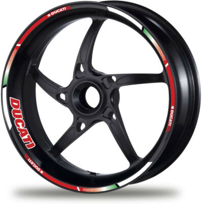 Ducati Corse 848 899 1098 1198 1199 12 Rim Stickers Wheel Decals ...