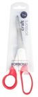 Korbond Embroidery Craft Scissors 7 Inch Comfort Grip Stainless Steel ...