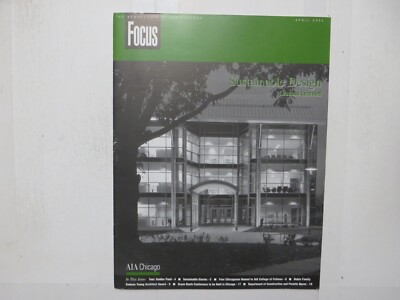 AIA Chicago Focus Magazine 2003 April A4 | eBay