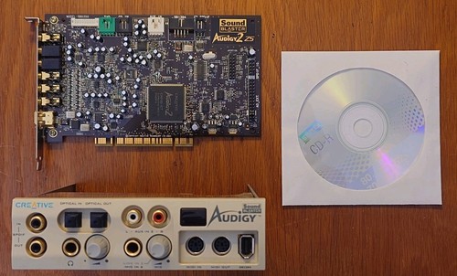 Creative Sound Blaster Audigy 2 ZS SB0350 Gold Plated W/ Front Unit ...