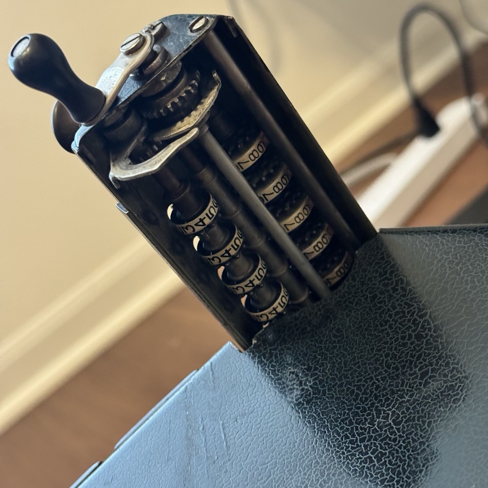 Antique Monroe High Speed Adding Calculating Machine Untested Vintage ...