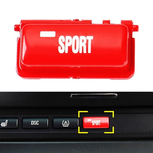 Sport Mode Switch Button Cover Red Fit BMW E Chassis 3 Series E46 M3 ...