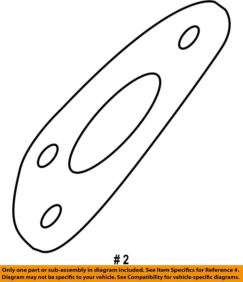 GM OEM 11-16 Cruze Limited Exhaust Components-Converter Pipe Gasket ...