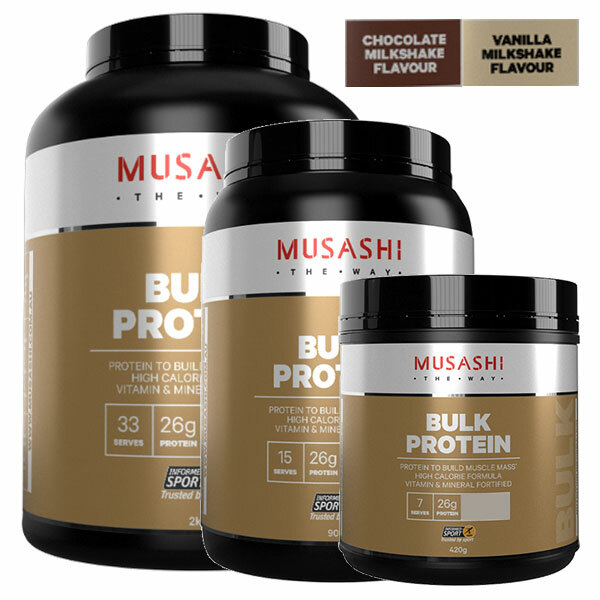 Musashi BULK Protein Powder Vanilla Milkshake 420g for sale online | eBay