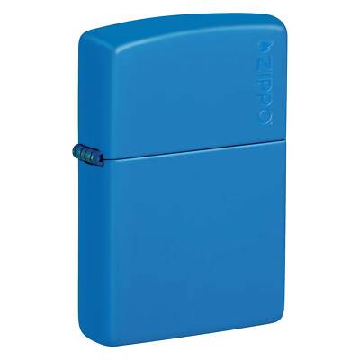 Zippo Pocket Lighter Classic Sky Blue Matte Zippo Logo Metal Windproof ...