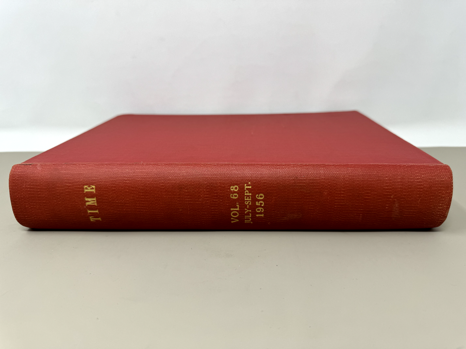 Vintage Time Magazine 1956 Bound Lot NO COVERS Pages Intact Volume 68 ...