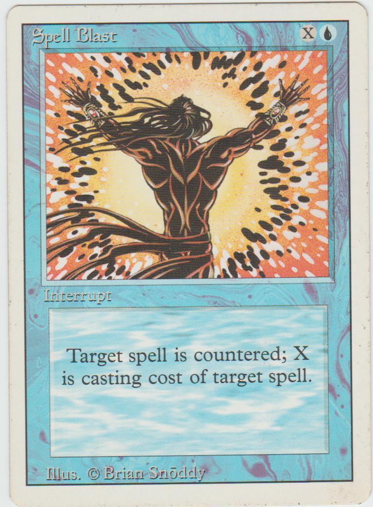 MTG Spell Blast Revised Edition Regular Common | eBay