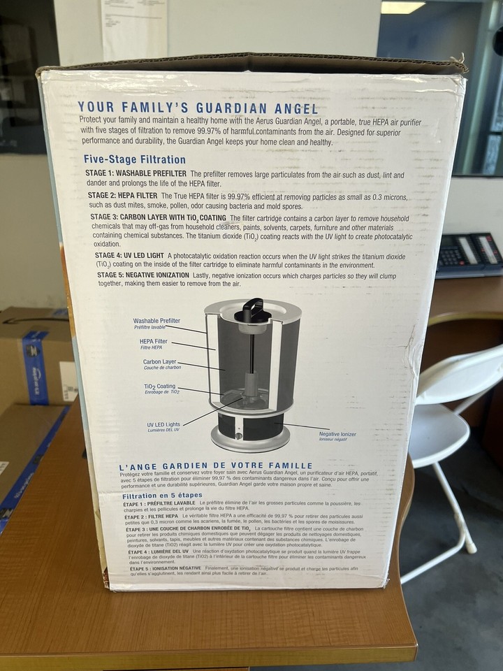 Aerus Lux Guardian Angel HEPA Air Purifier NEW In Box And FAST Ship ...