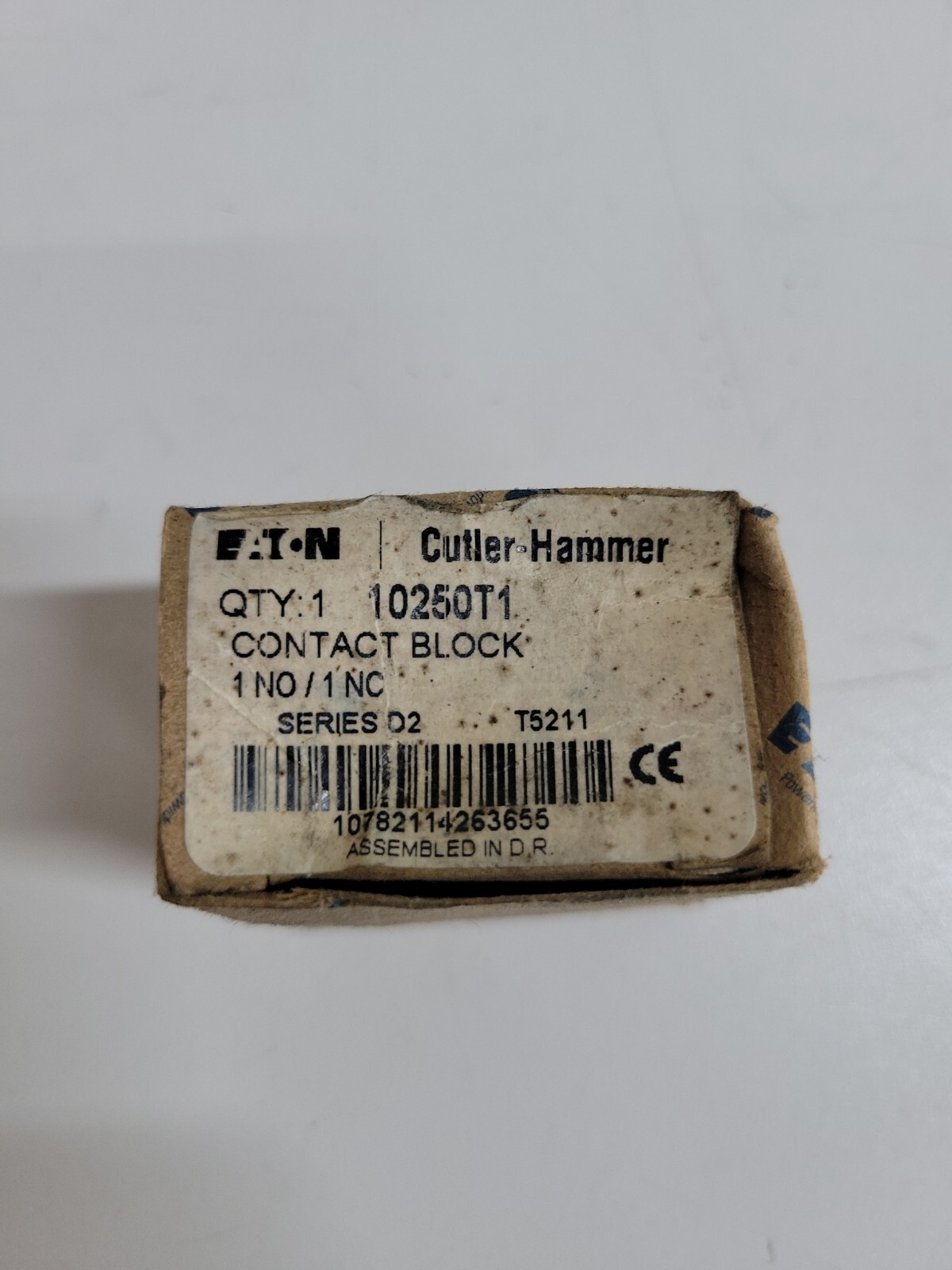 1- Eaton Cutler-Hammer 10250T1 Contact Block 1N/O 1 N/C, T5211 OLD ...
