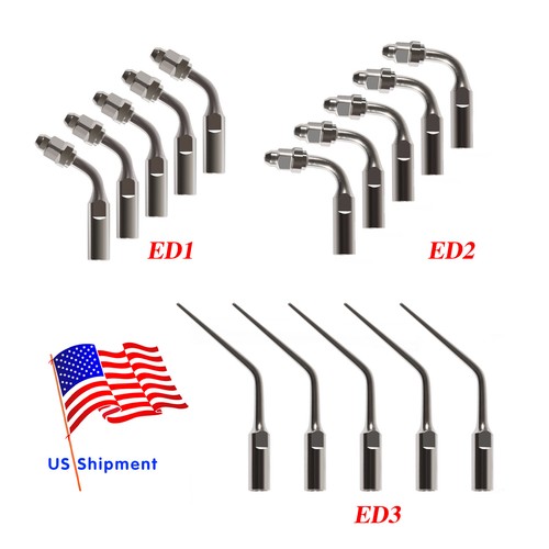5Pcs Dental Ultrasonic Scaler Endo Tips fit DTE SATELEC Handpiece ez | eBay