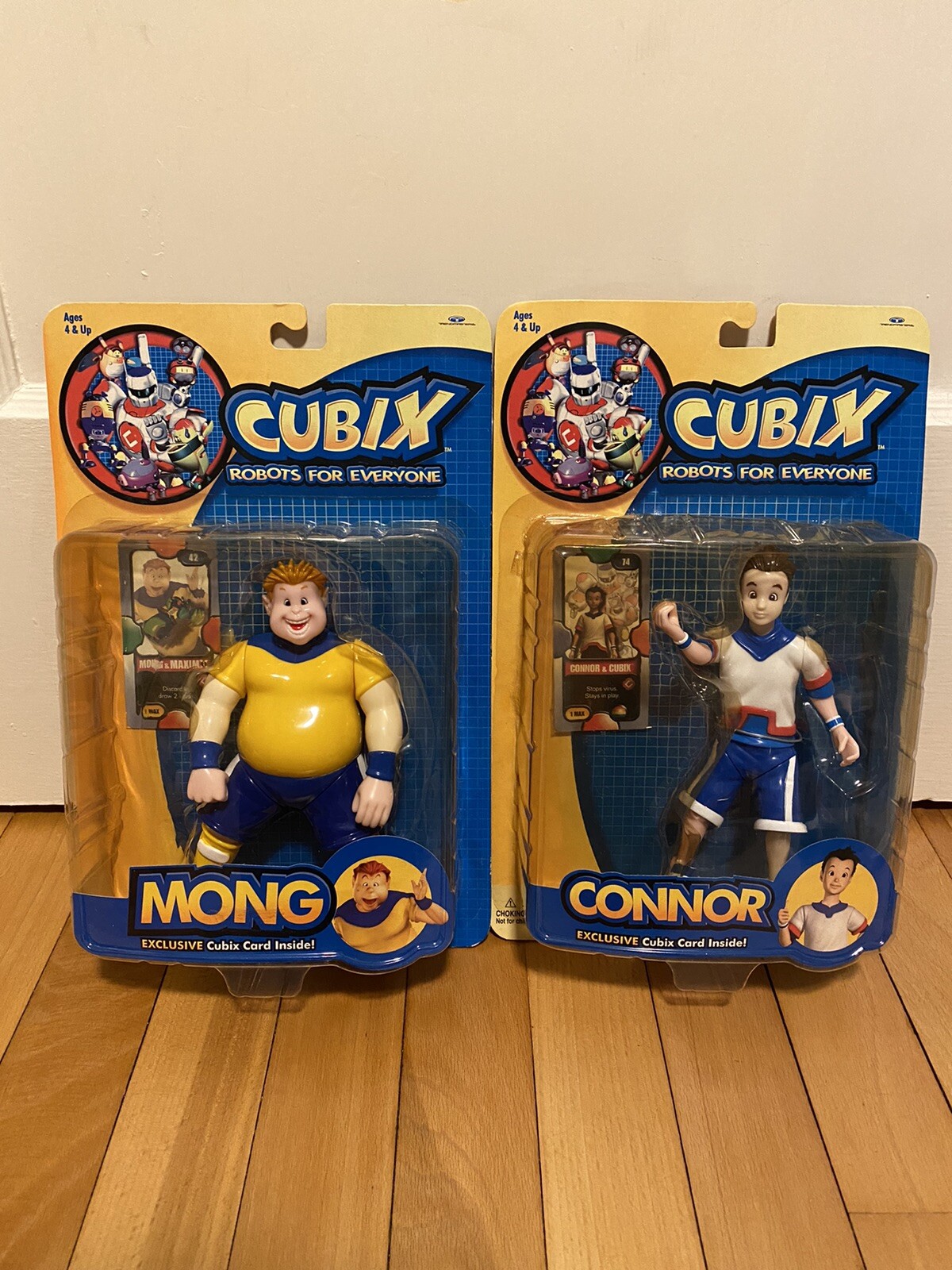 Vintage CUBIX Lot CONNOR & MONG Action Figures 2001 Robots Figure Lot ...