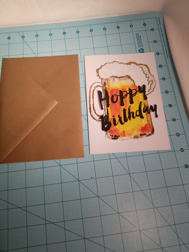 Set Of 3 Booze & Beer Themed Birthday Cards with Envelopes - Free ...