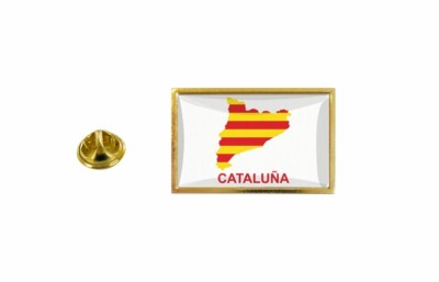 pins pin's flag national badge map hat region spain catalonia | eBay UK