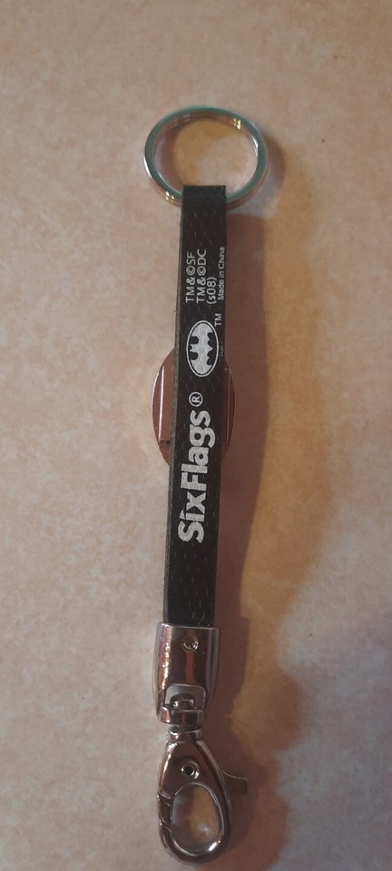 Six Flags Batman Key Ring Lanyard | eBay
