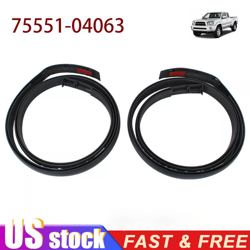 2PCS L+R Roof Drip Molding 75551-04063 For Toyota Tacoma Double Cab ...