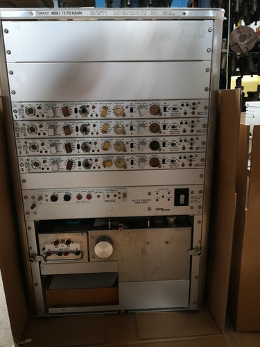 Grass Polygraph EEG 79 Ink Writing Osciliscope Chart Data Recorder ...