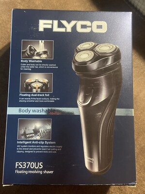 FLYCO FS370US Electric Shaver Razor Trimmer 3D Floating Head Cordless ...