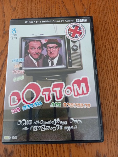 BOTTOM SERIES 1 , 2 AND 3 DVD DUTCH IMPORT RIK MAYALL ADE EDMONSON BBC ...
