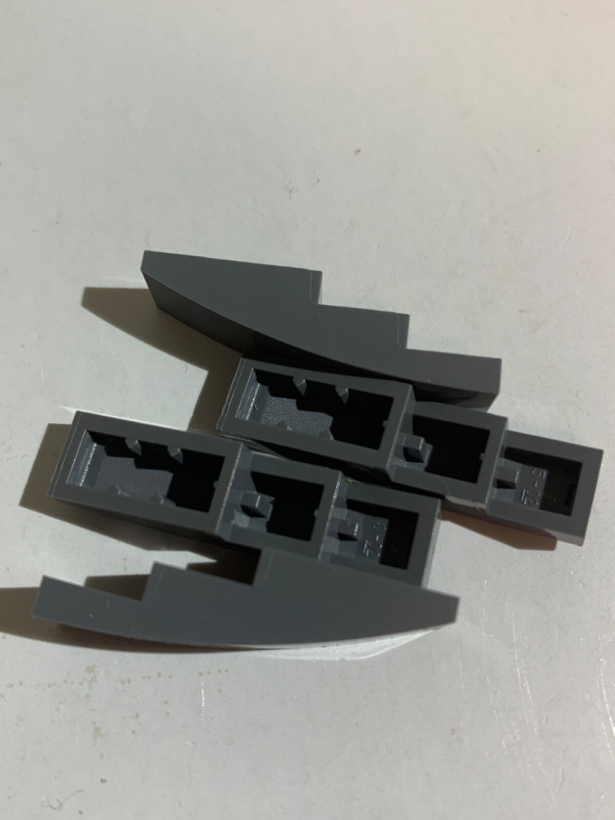 Lego Parts 11153 61678 (4pcs) 1x4 Smooth Curved Slopped Brick | eBay