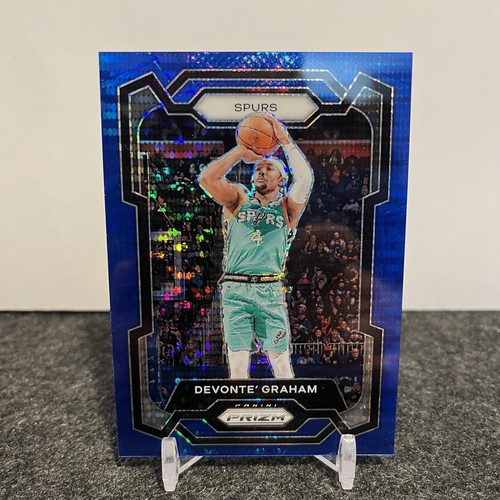 2023-24 Panini Prizm Devonte' Graham 233 Blue Seismic #/99 San Antonio ...