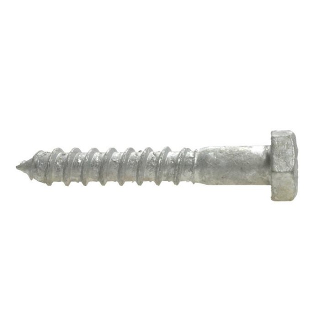 Hex Coach Screw M16 (16mm) X 200mm Galvanised Lag Bolt Gal HDG Galv for ...