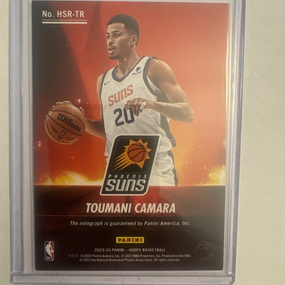 2023-24 Panini NBA Hoops - Hot Signatures Rookies #HSR-TR Toumani ...