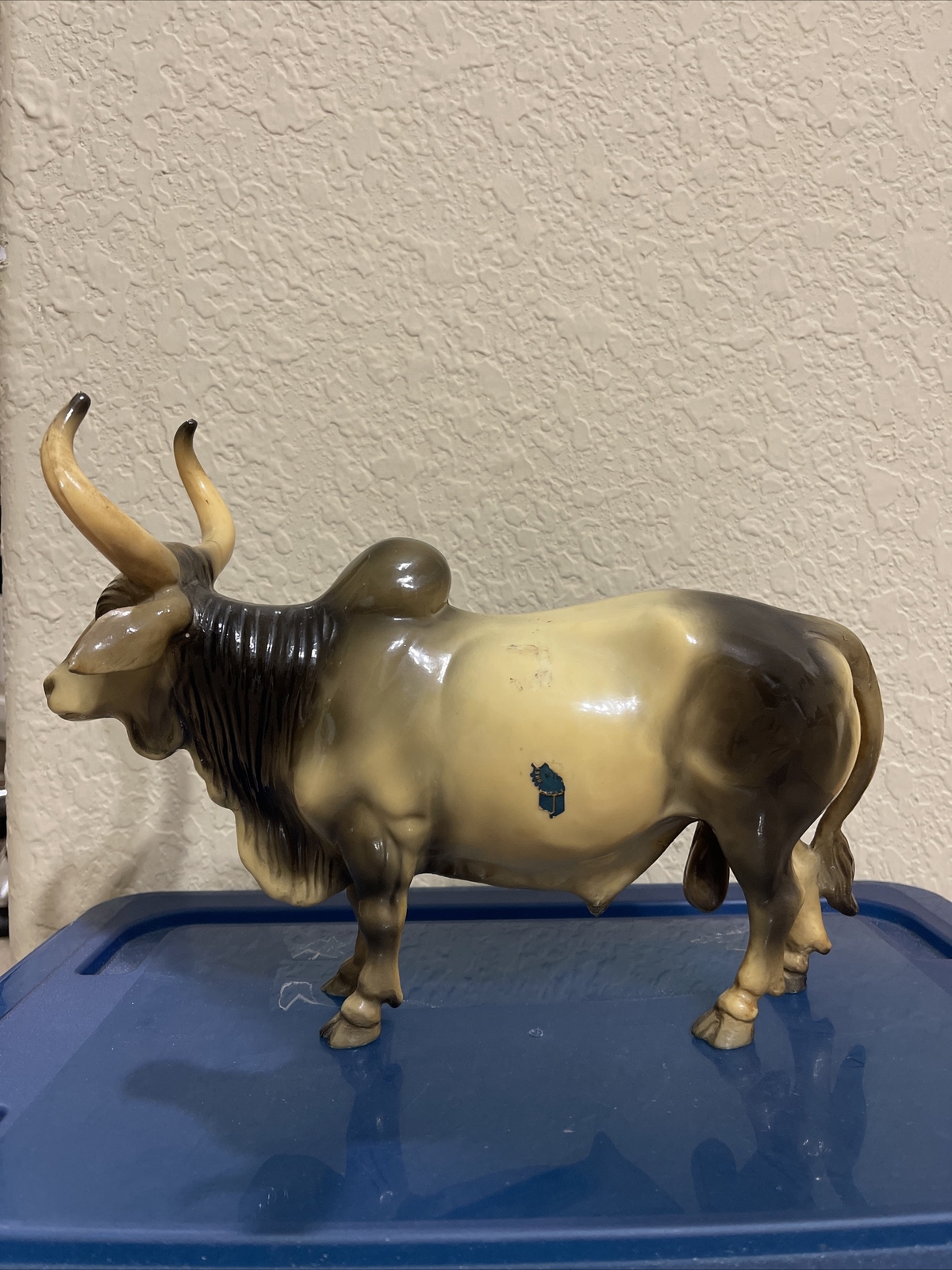 Vintage Breyer Brahma Bull 1968-1995 Gloss finish Grey | eBay