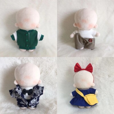 For 10cm Plush Doll Dress up Toy Clothes Clothing Baseball Uniform Suit ...