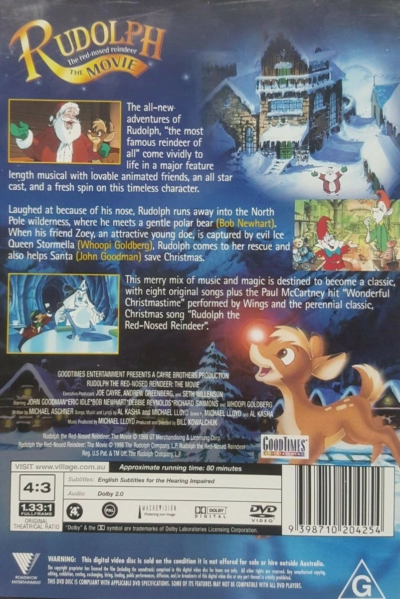 Rudolph The Red Nosed Reindeer The Movie 1998 Characters