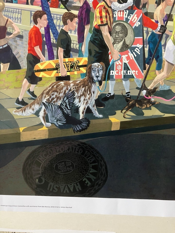 KERRY JAMES MARSHALL, official gallery poster, Tate gallery, London ...