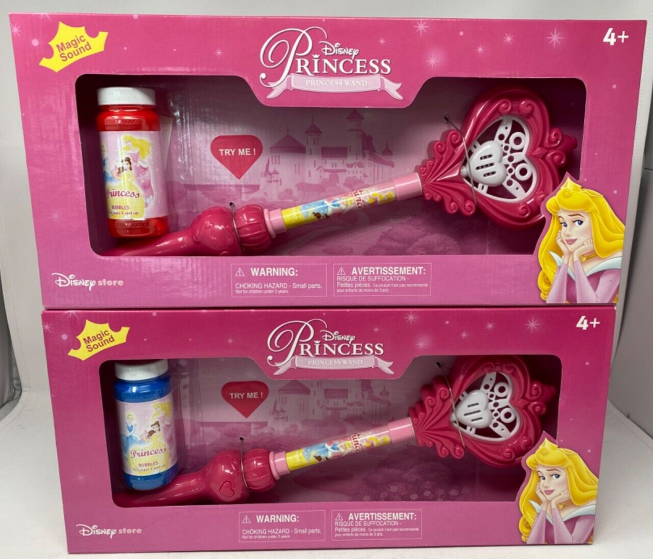 VINTAGE Disney Store Park - Princess Bubble Wand Magic Sound – FUN TOY ...