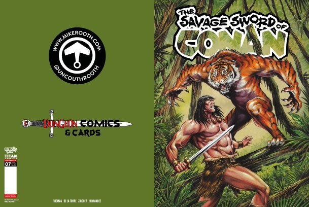 Savage Sword Of Conan # 7 Dungeon Comics First Exclusive Variant By ...