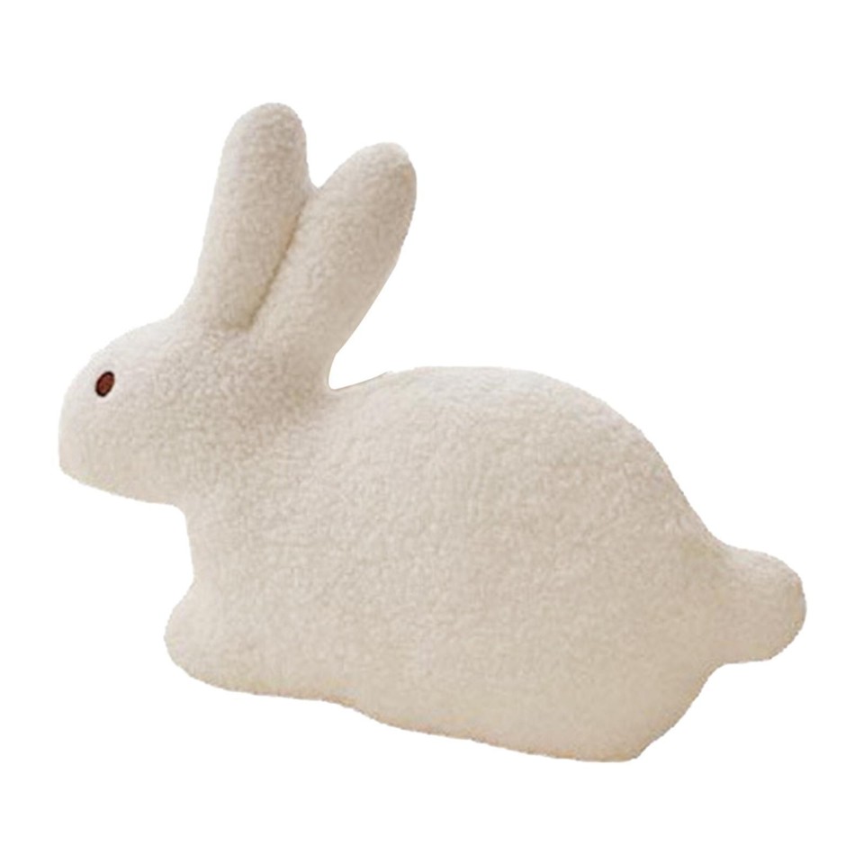 Cute Bunny Stuffed Animal Plush Toy Comfortable Lightweight White Bunny ...