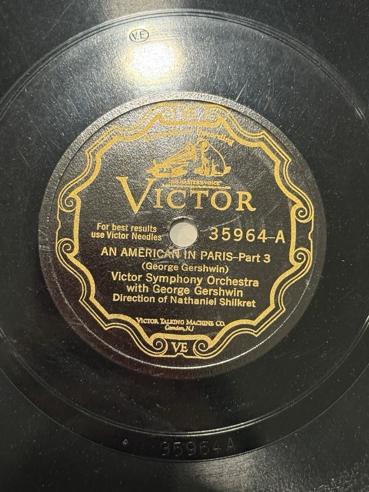 George Gershwin "An American In Paris" VICTOR 35964 - 2X 12" 78 rpm | eBay