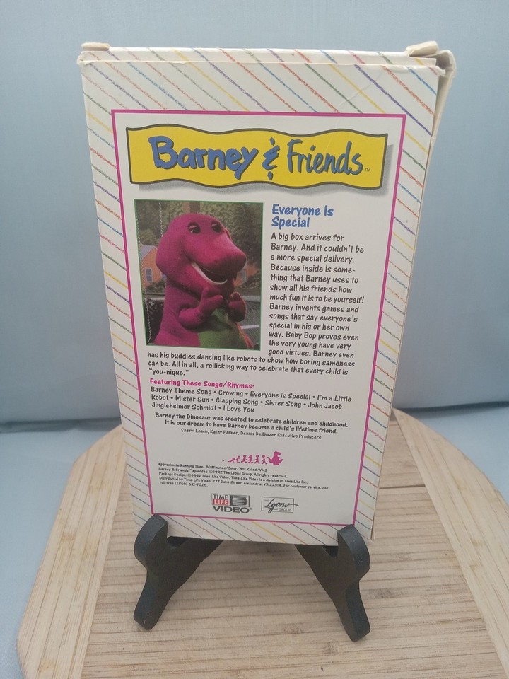Barney & Friends Everyone Is Special VHS 1992 Video Tape Time Life PBS ...