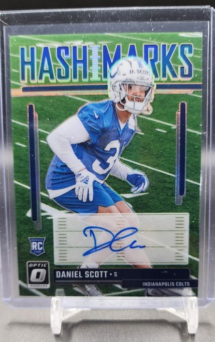 Daniel Scott 2023 Panini Donruss Optic Hash Marks Rookie Autograph ...