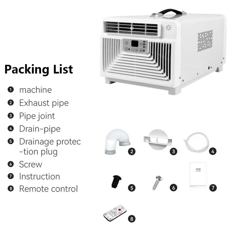 110V/220V Electric Portable Air Conditioner Mini Outdoor Camping Tent ...
