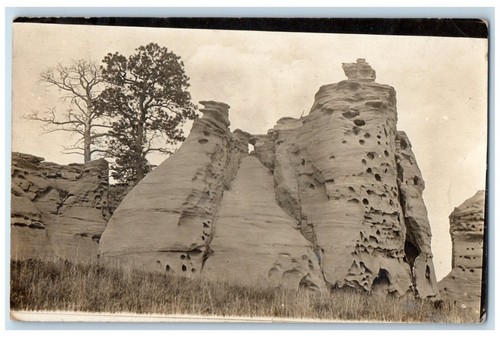 1911 Interesting Rock Formation View Webster MT RPPC Photo Posted ...