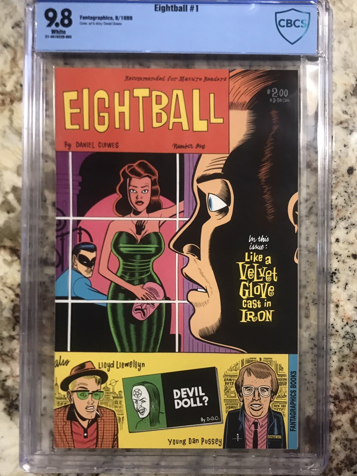 Eightball #1 CBCS 9.8 RARE 1st Print Not CGC Daniel Clowes, Dan ...