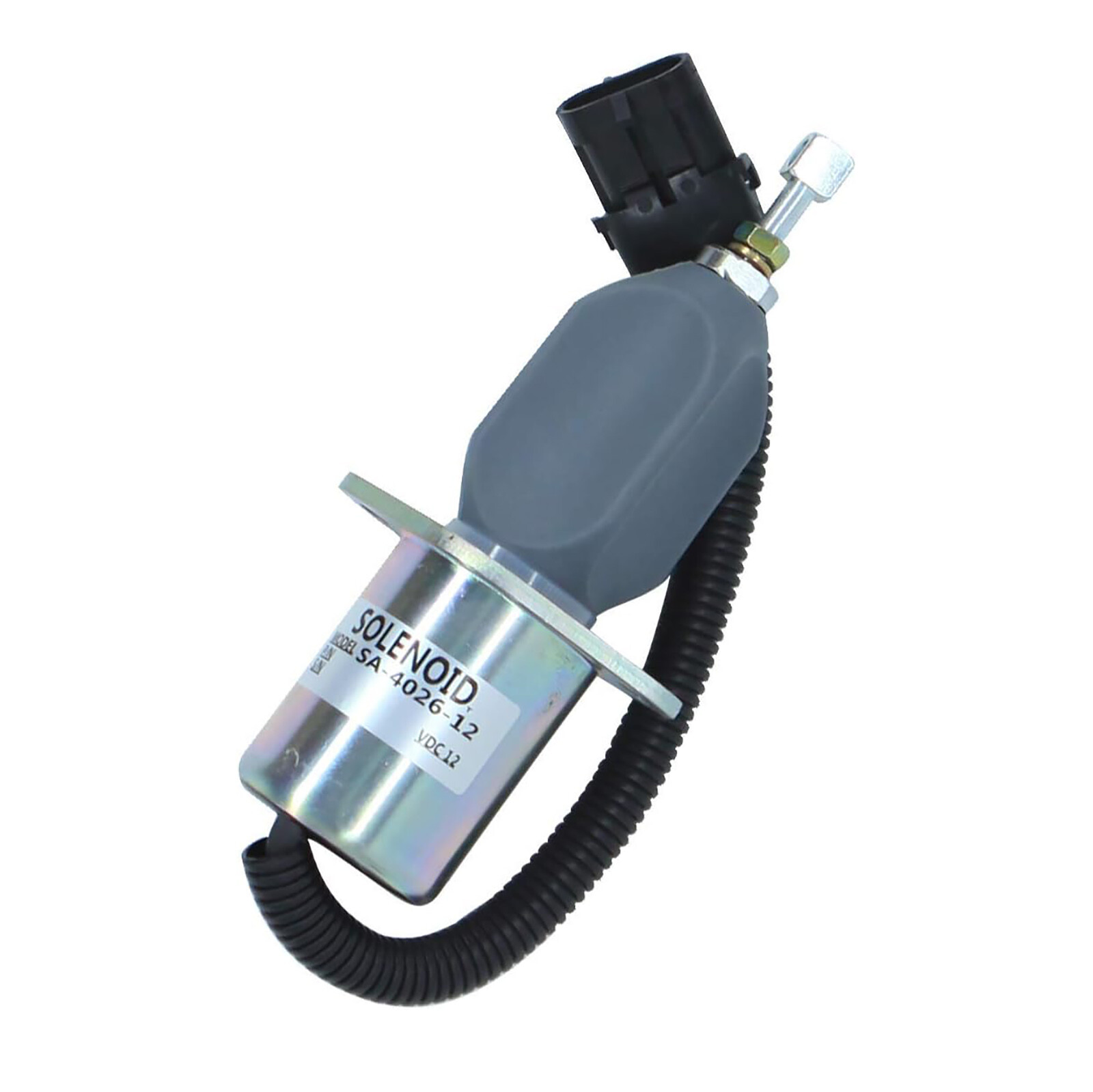 12V Fuel Shutdown Solenoid SA-4026-12 SA-4124-12 1752ES 3919422 For ...