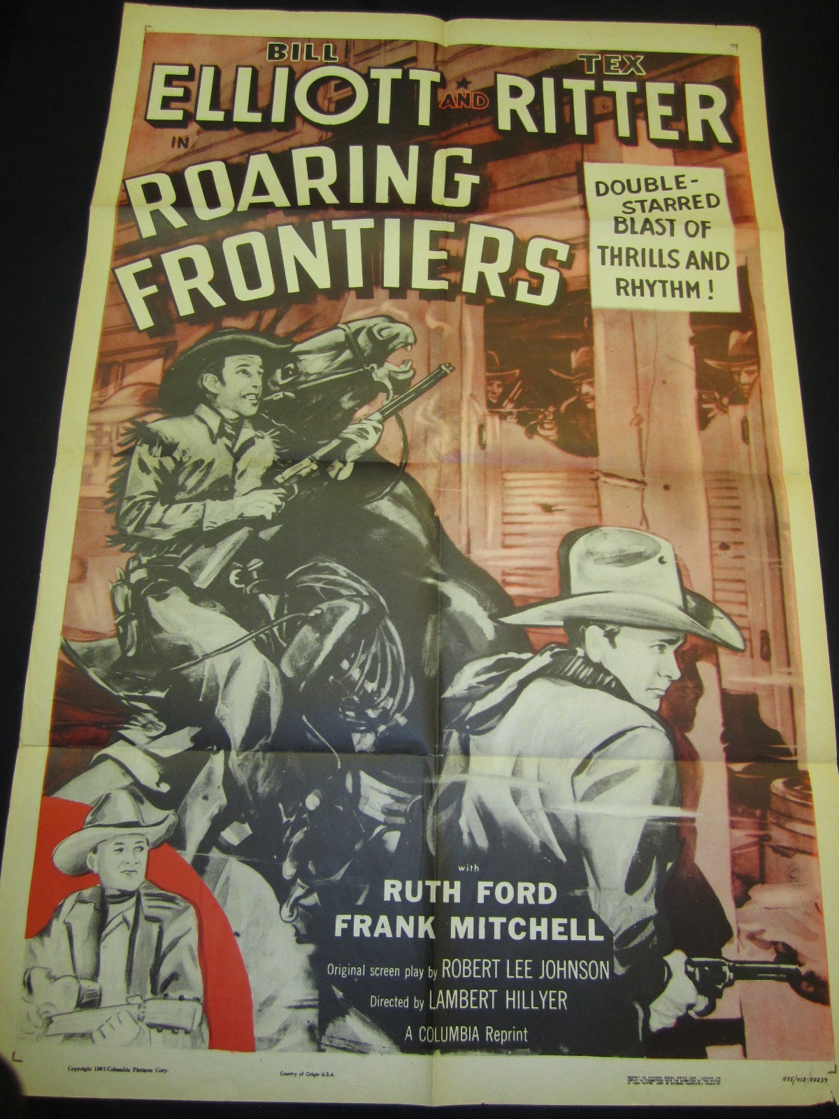 ROARING FRONTIERS original WESTERN- U.S ONE SHEET poster | eBay