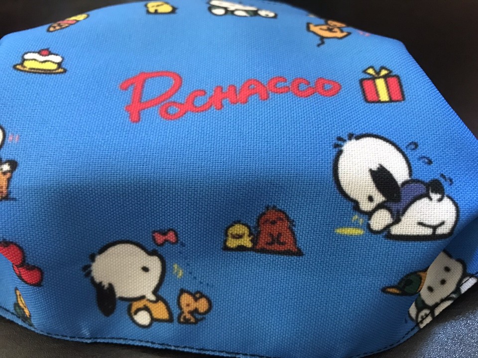 RARE SANRIO POCHACCO HANDMADE COTTON/POLYESTER MASK-WASHABLE (ADULT) | eBay