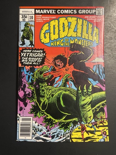 Godzilla King Of The Monsters #10-Yetrigar Bronze Age- (1978 Marvel ...
