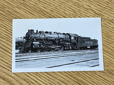 Santa Fe Railway Steam Engine Locomotive 3402 Vintage Photos ATSF | eBay
